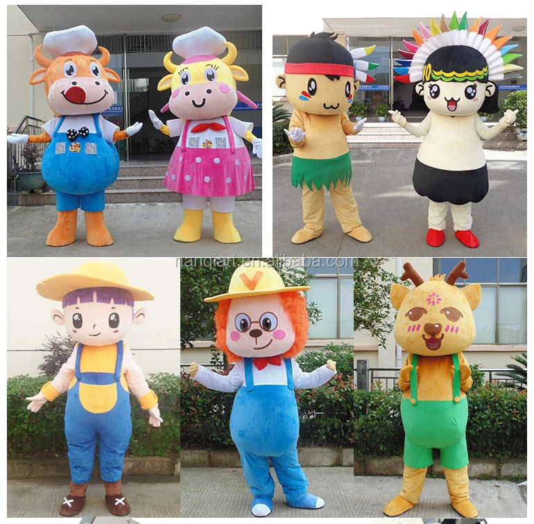 Amusement Park Cartoon Cos Play Mascot Costume - Buy Disne Mascot ...