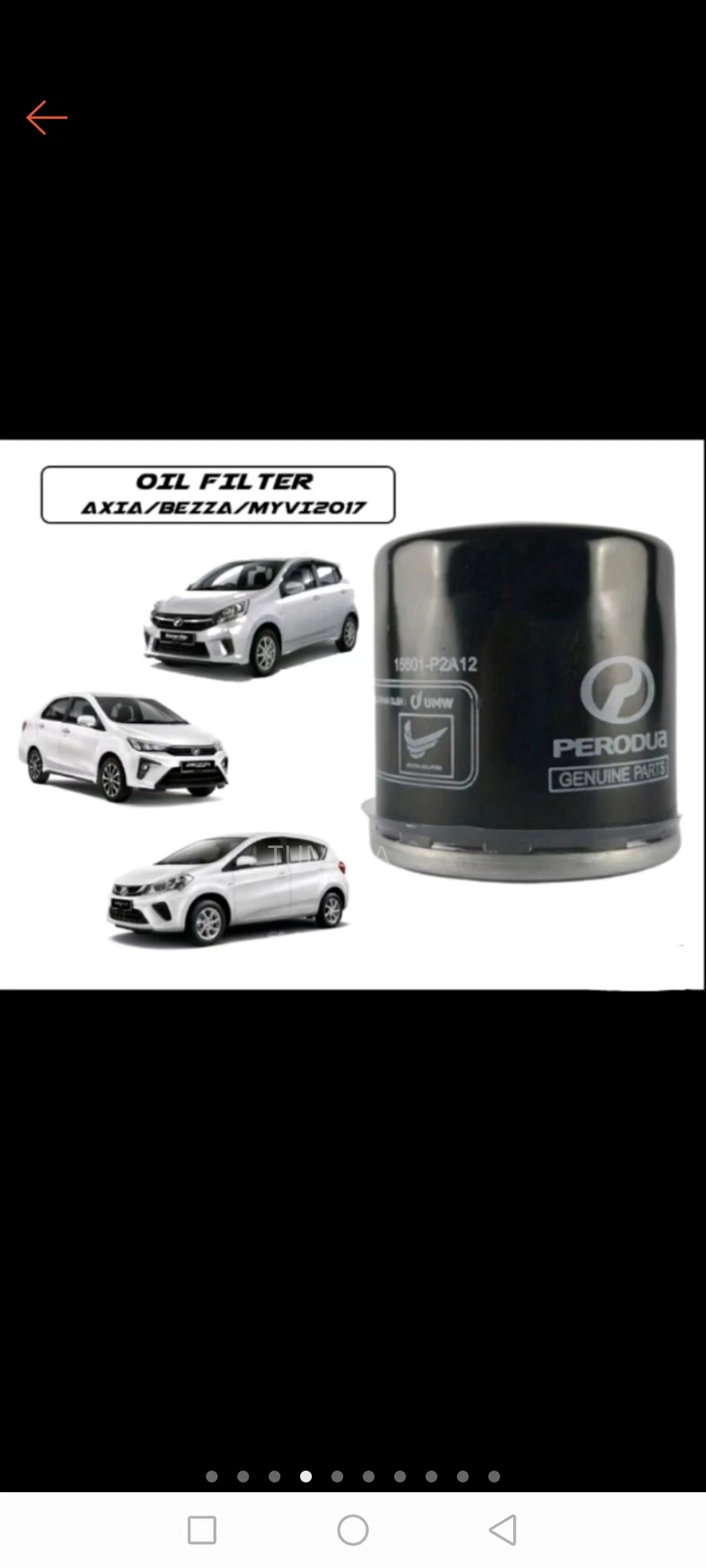 Oil Filter 15601-00R02 for Perodua Axia Bezza Myvi Cars