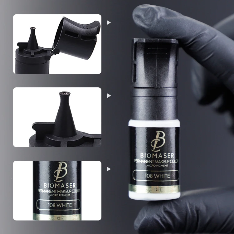 Biomaser-pigmentos Naranja/rosa/café Para Cejas/delineador De Ojos ...