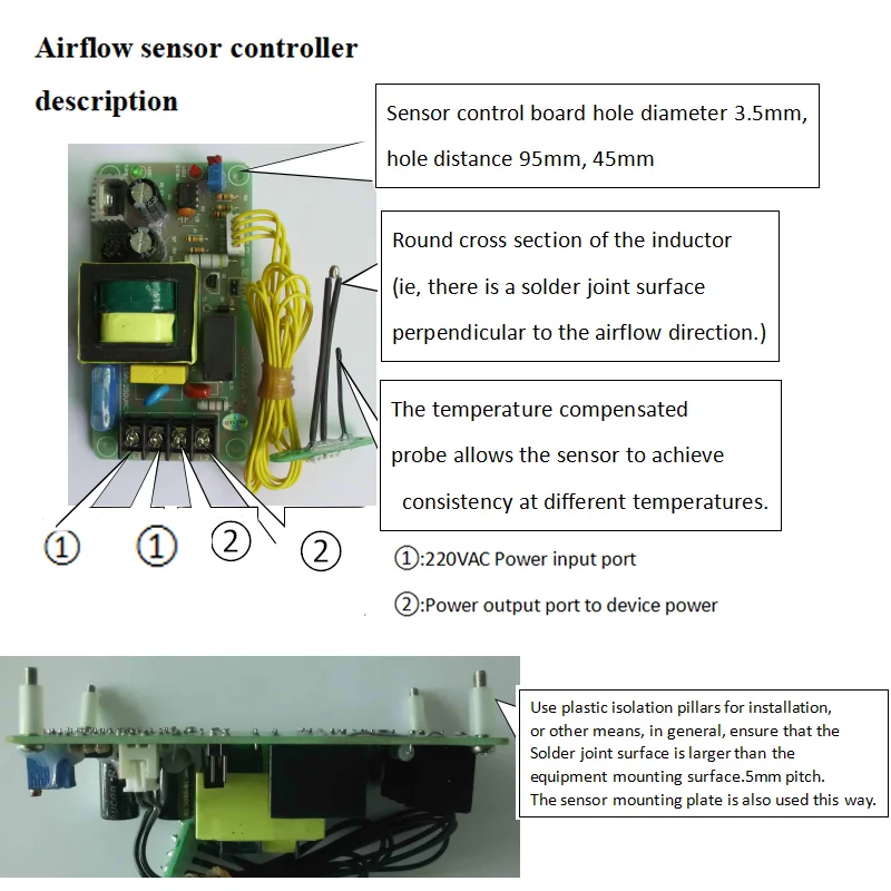 Auto Wind Airflow Sensor Controller Customize Control Board Pcba With ...