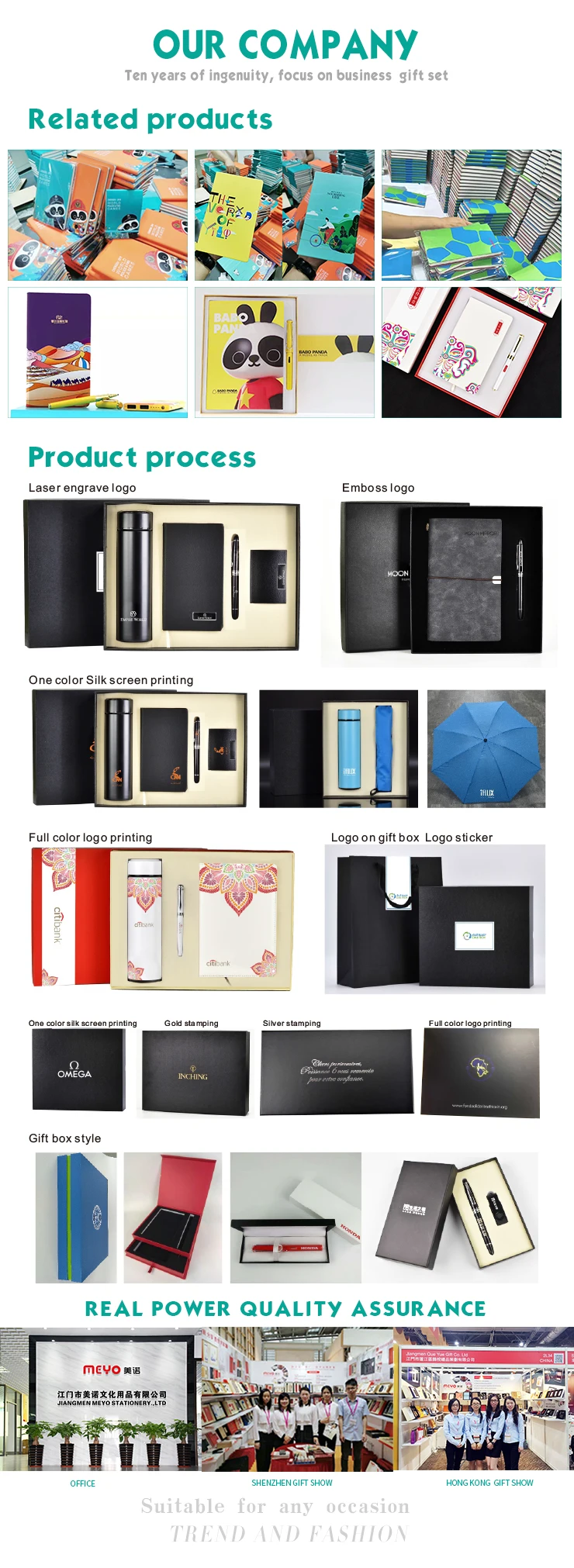 High End Promotional Corporate Giveaway Items Leather Notebook Pen Usb ...