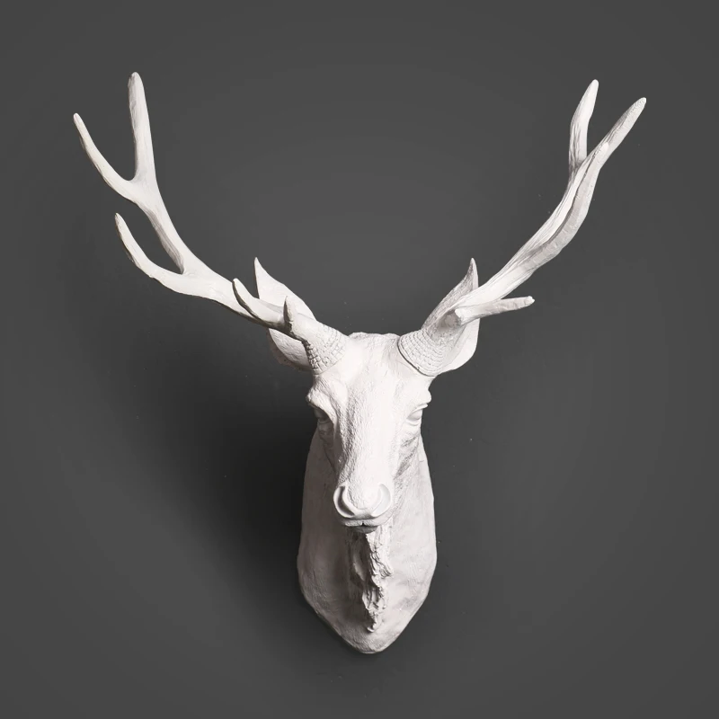 Hot Selling Resin Hanging Animal Head Craft Wall Art For Home Decor ...