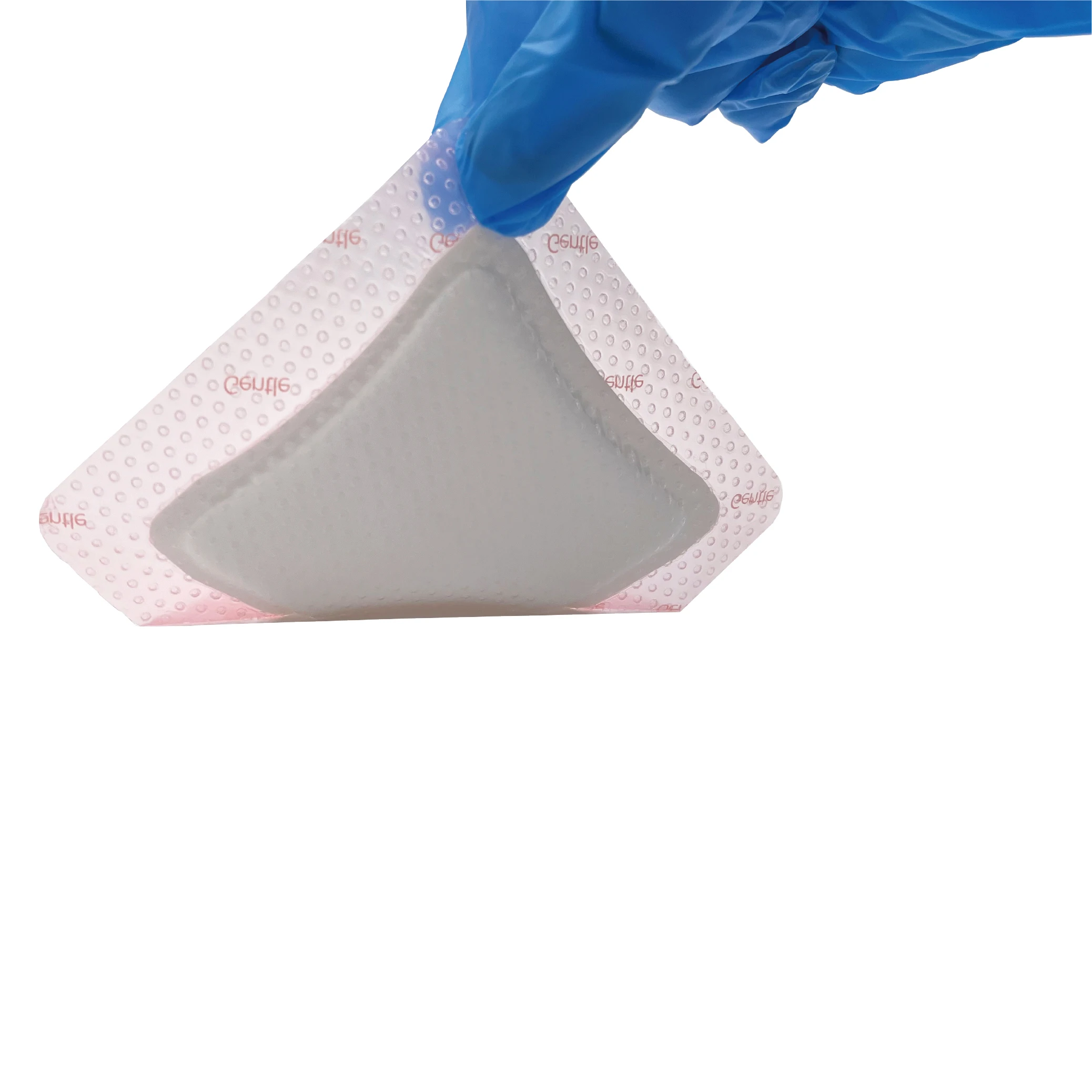 Waterproof Adhesive Wound Dressing Soft Silicone Absorbent Foam ...