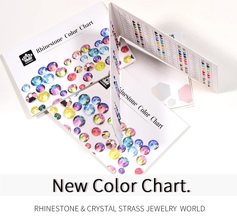 Blinginbox Color Chart - over 95 Colors of Rhinestones