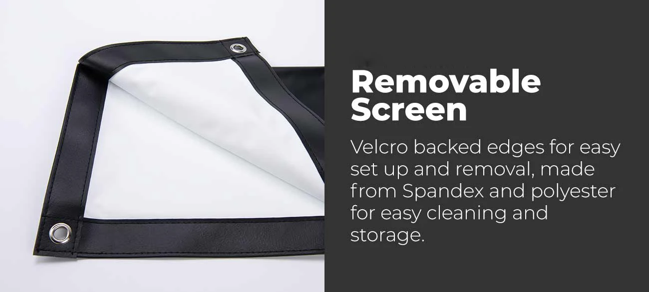 60 72 84 100 120 150 200 300 500 Inch Projector Screen With Stand ...