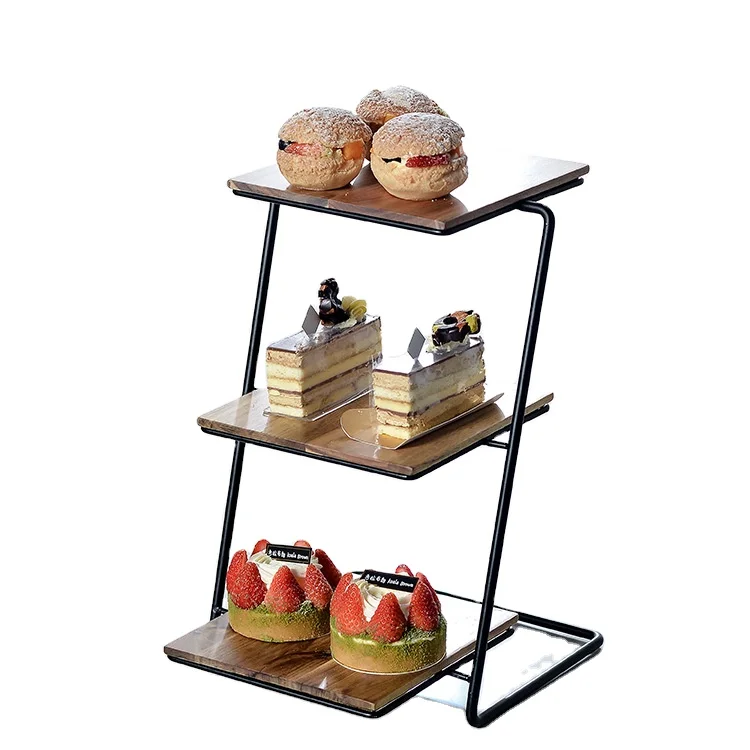 3 Tier Cupcake Stand And Towers Serving Tray For Party,Acacia Wooden ...