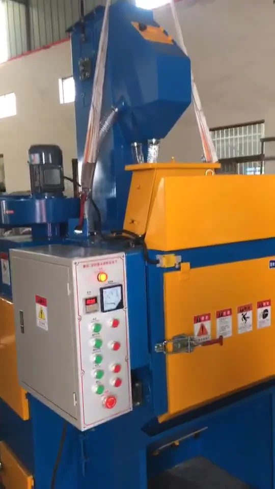 Q324 Type Small Tumble Belt Shot Blasting Machine Crawler Blast Abrator ...