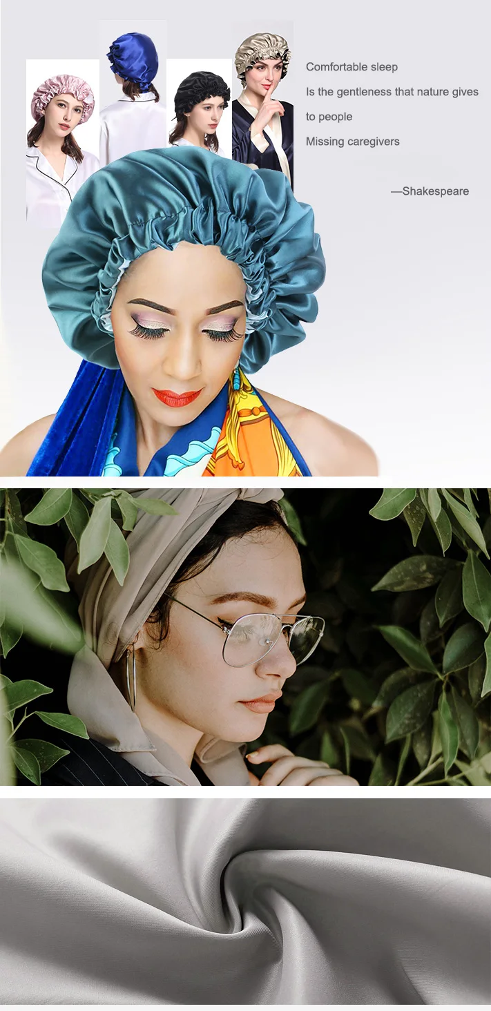 Silk Hair Satin Bonnet Designer Bonnets For Women - Buy Silk Hair Satin ...