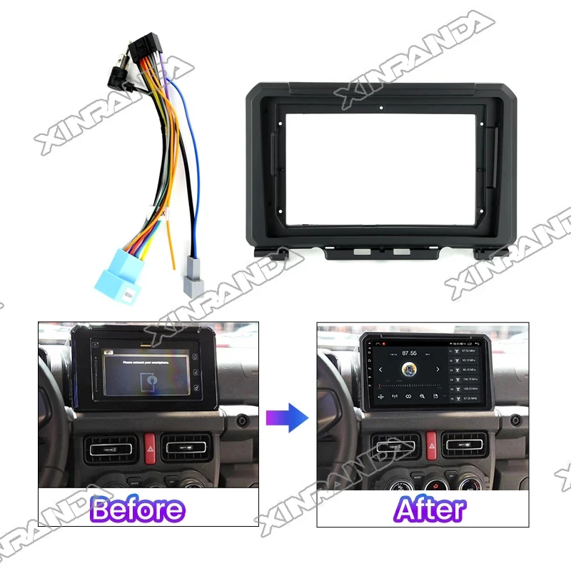 Jimny Jb74 Accessories Navigation Screen Decorative Frame For Suzuki ...