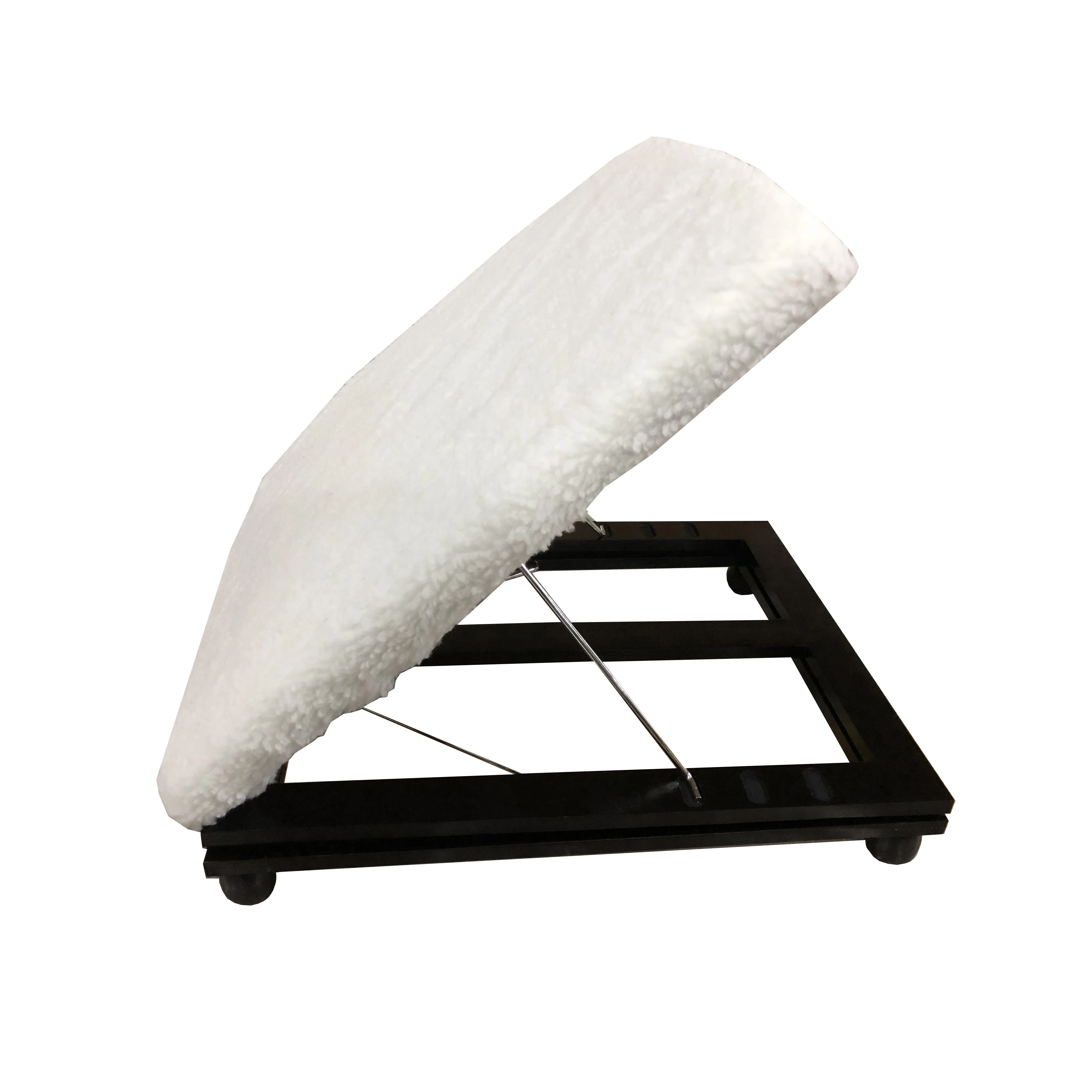 Tri Relax Wooden Folding Footstool - Modern Z-Shaped Footrest Ottoman ...