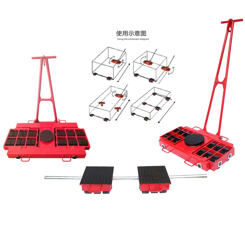 Heavy Duty Machine Roller Turtles - Durable Transport Skates