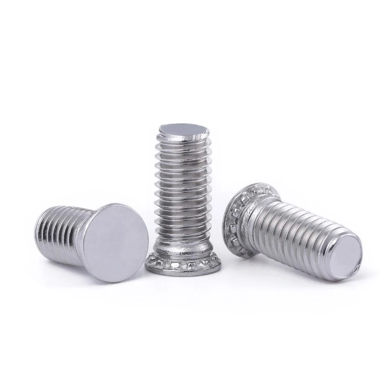 M2.5 M3.5 Stainless Steel Ss304 Flat Head Self-clinching Stud Bolt ...