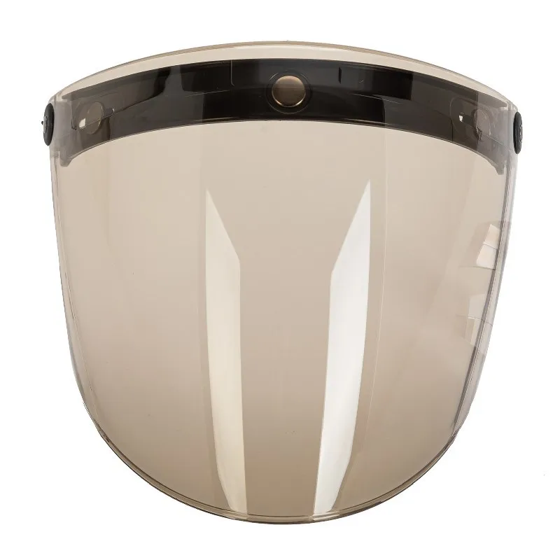 Three-Button Universal Motorcycle Helmet with ABS Direct Lens Half Face ...