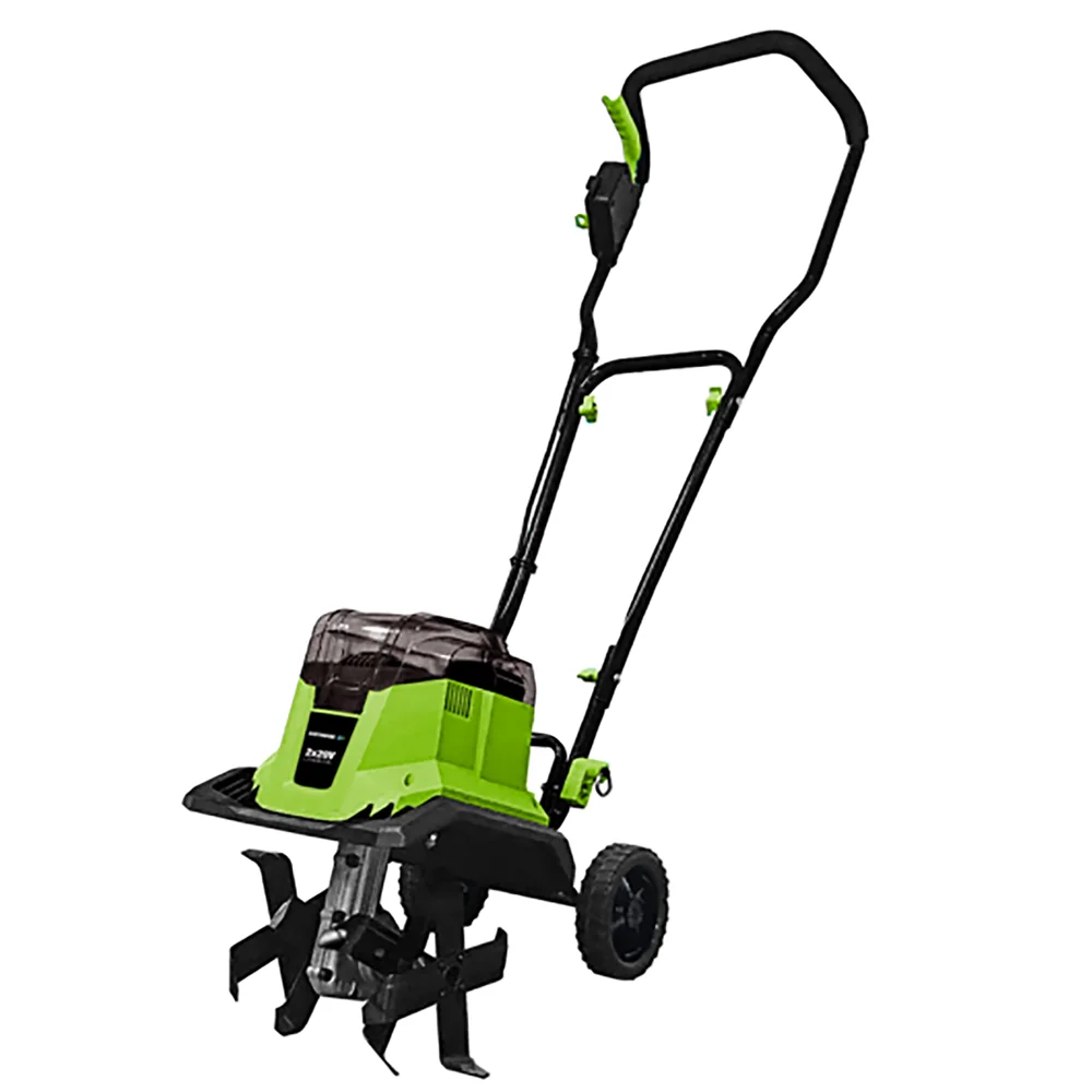 VERTAK 36V Battery Powered Garden Tiller - High Productivity