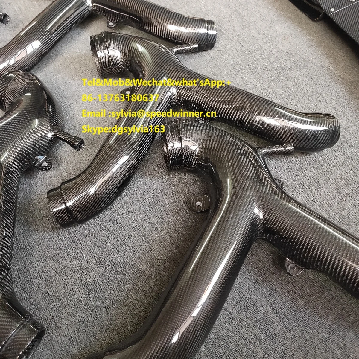 Intake Manifold Turbo &intake Pipe Of Carbon Fiber - Buy Carbon Fiber ...