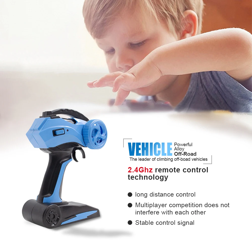 Large Size Flytec 8860 1:12 Rc Climbing Monster Truck Car