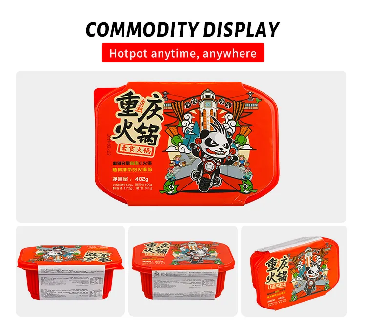 Hot Sale Spicy Instant Food Convenient Vegetarian Self Heating Hot Pot ...