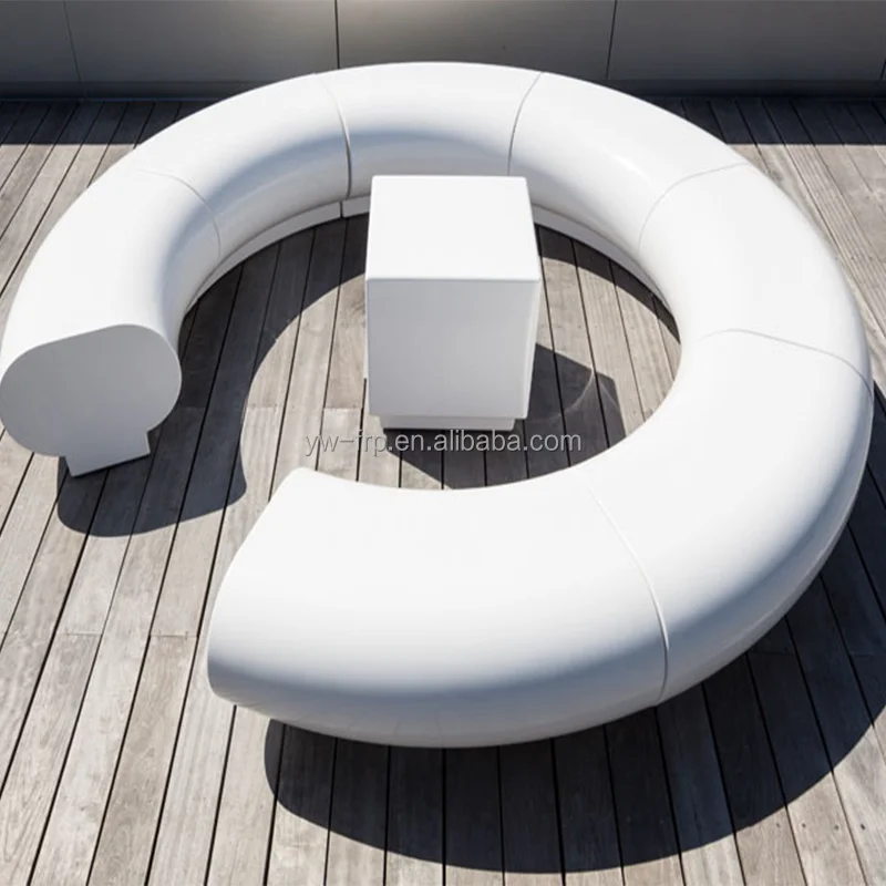 Outdoor Fiberglass Benches - Luxury and Comfort