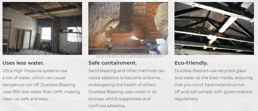 Mobile Dustless Blaster Machine - Efficient Rust Removal