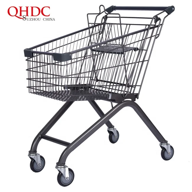 Durable & Antirust Metal Carts for Supermarket Shopping