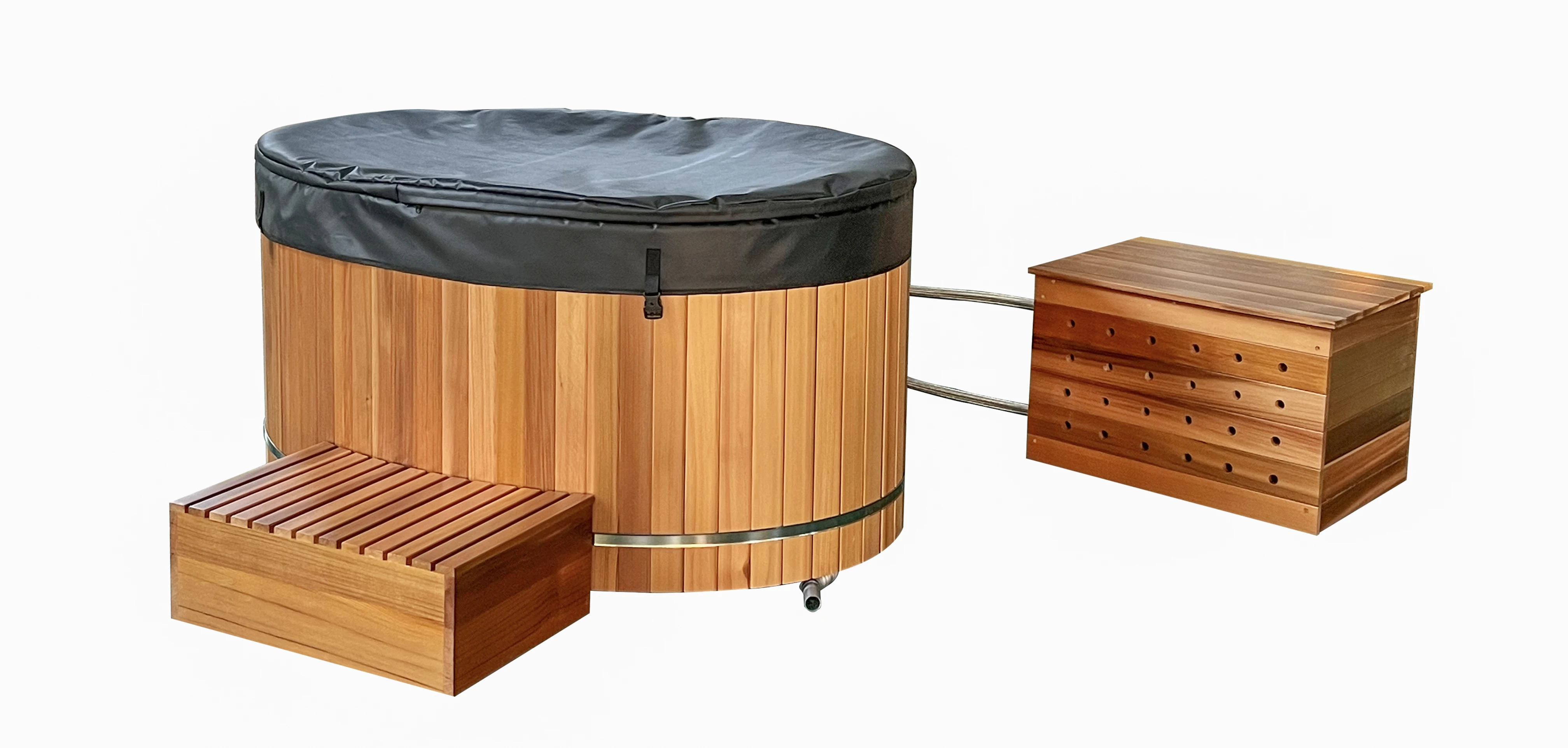 Chiller Tub Cedar Wood Ice Bath Tubs for Cold Water Plunge