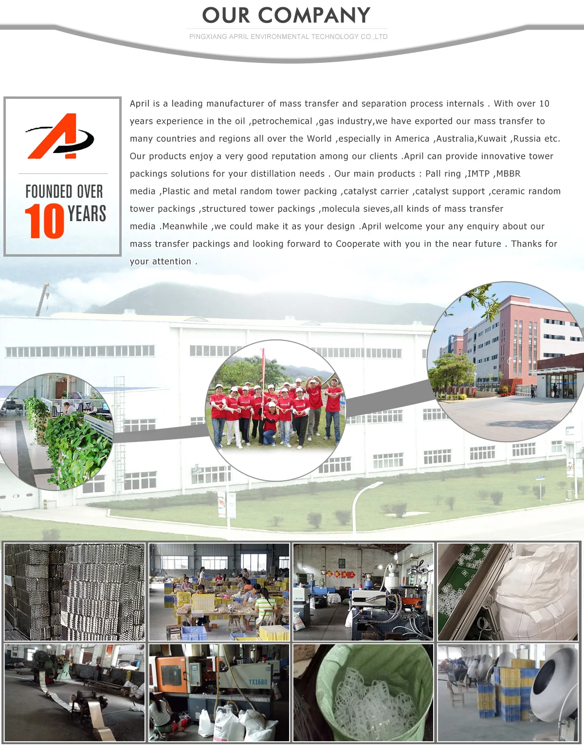 Pall ring random dumped tower packing Products from Pingxiang April ...