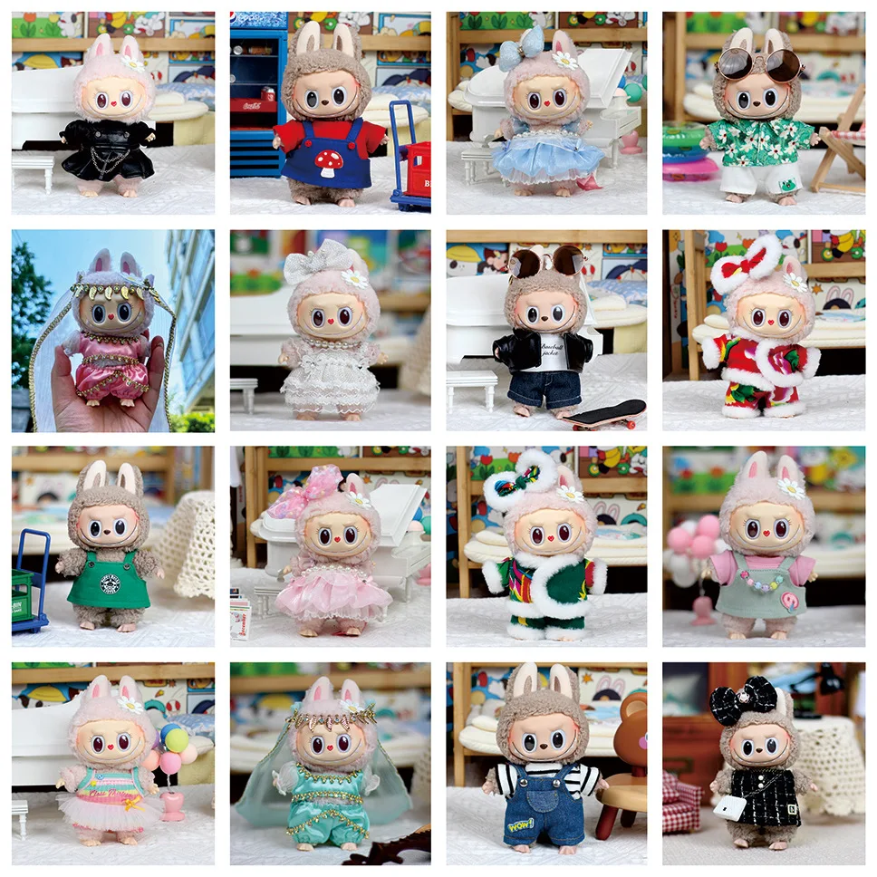 Labubu Motor Labubu Bicycle Bike Labubu Car Seat Mini Toy Car