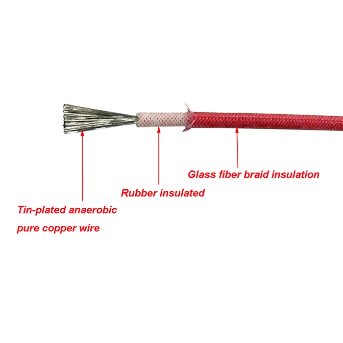 UL 3122 High Temperature Silicone Braided Copper Wire