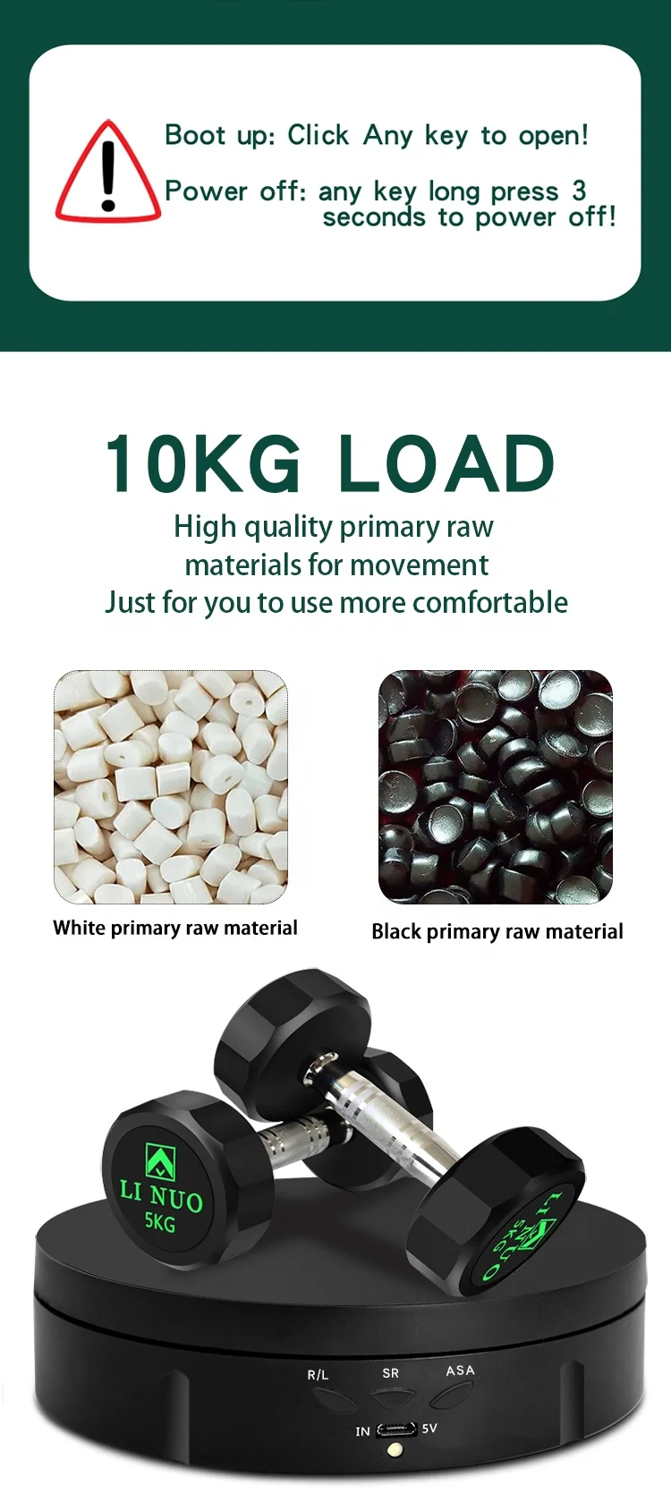 360 Degrees Rotating Rotary Display Stand - Luxury & Versatility