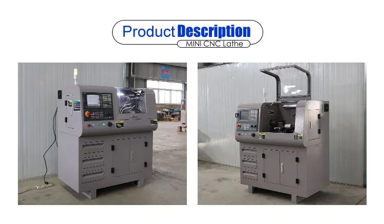 CNC210 Metal Mini CNC Lathe with Siemens System Controller