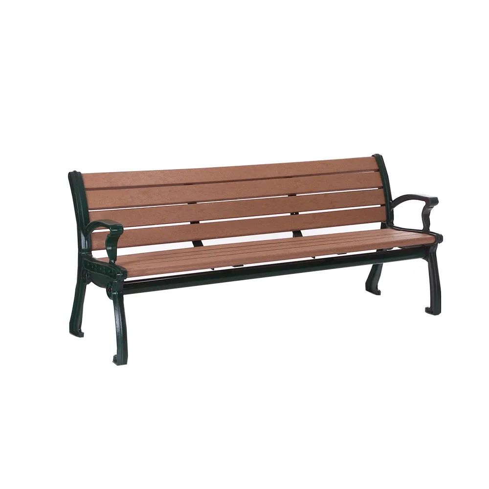 Eco-friendly WPC Composite Bench for Outdoor Public Spaces
