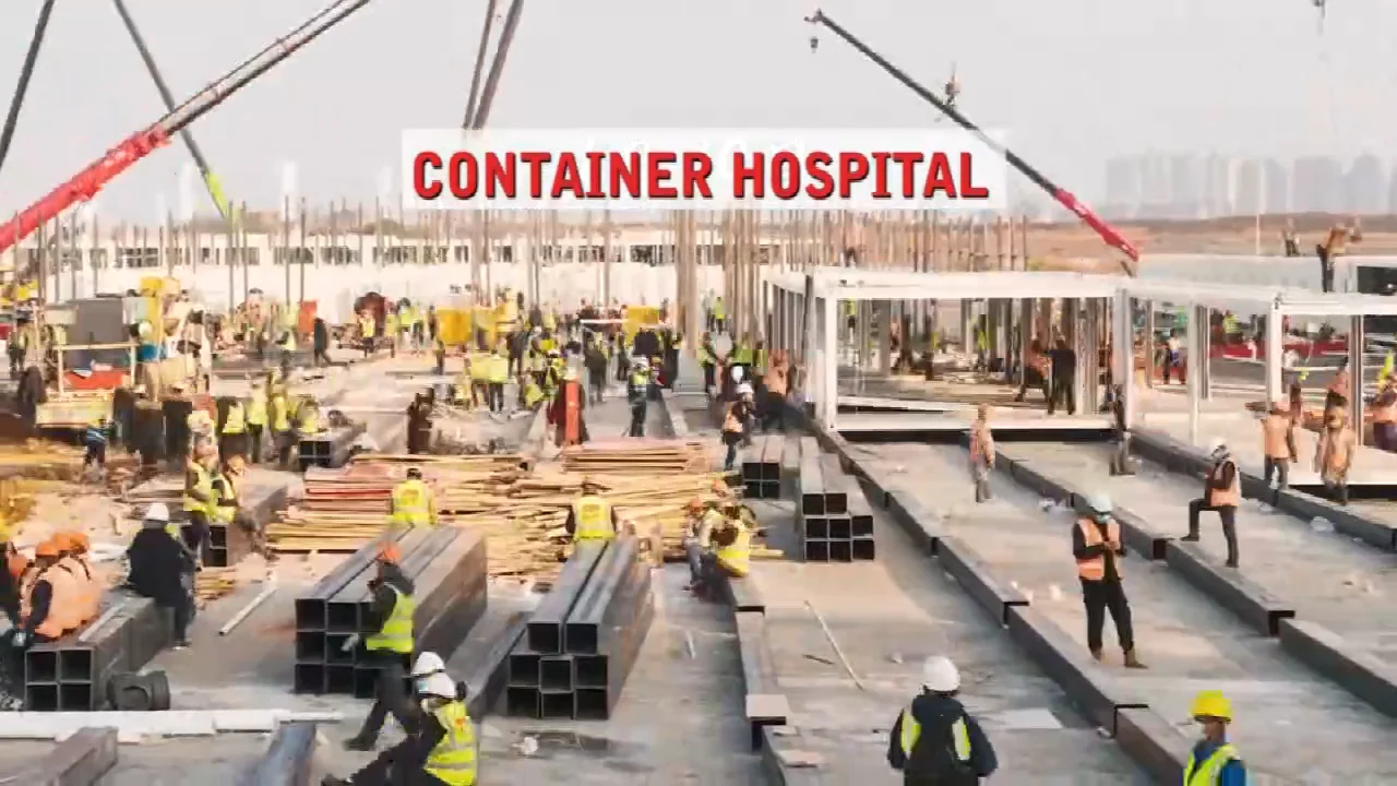 Field Hospital Use Prefab Modular Flat Pack Medical Mobile Hospital ...