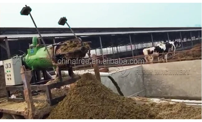 Commercial Cow Dung Cleaning Machine/chicken Manure Dryer Machine/solid ...