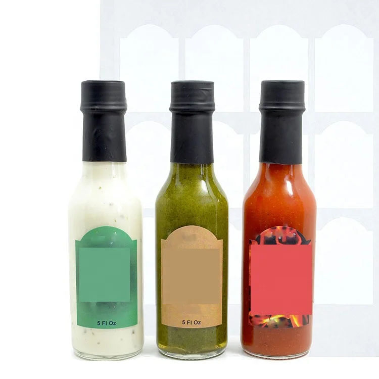 Venta al por mayor botellas de vidrio para salsa-Compre online los ...