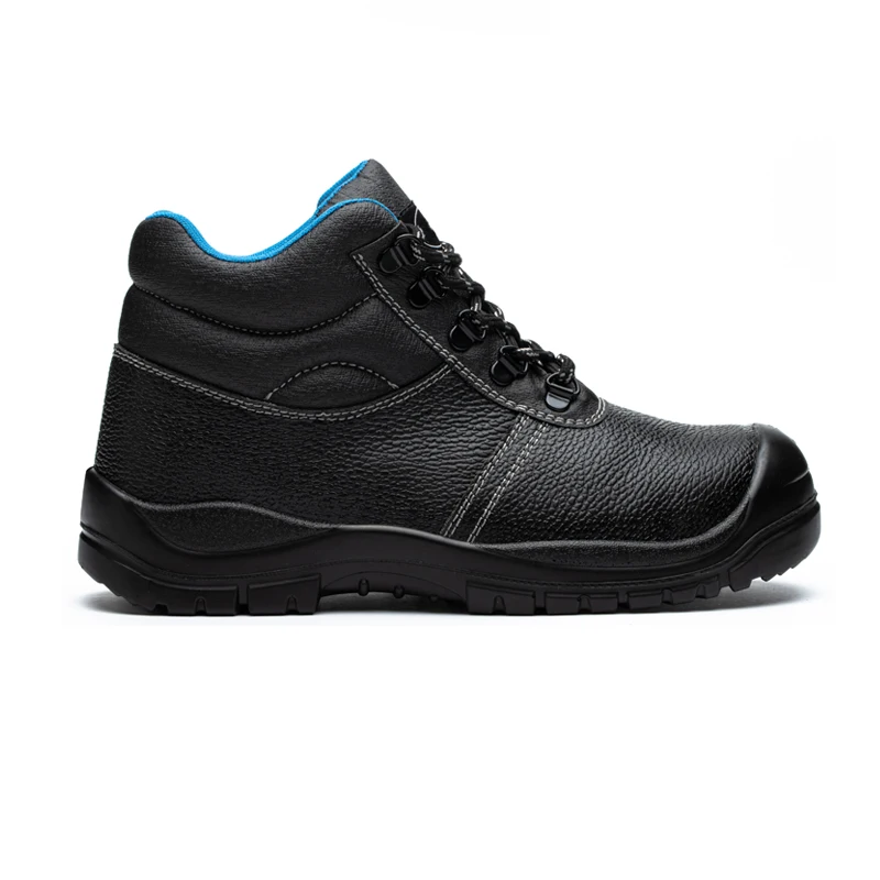 Sturdy Leather Steel Toe Boots - Anti Static Safety Shoes