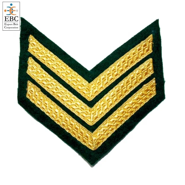 OEM Chevron Shoulder Mark Epaulette Cloth Rank Chevron Sew on Iron on ...