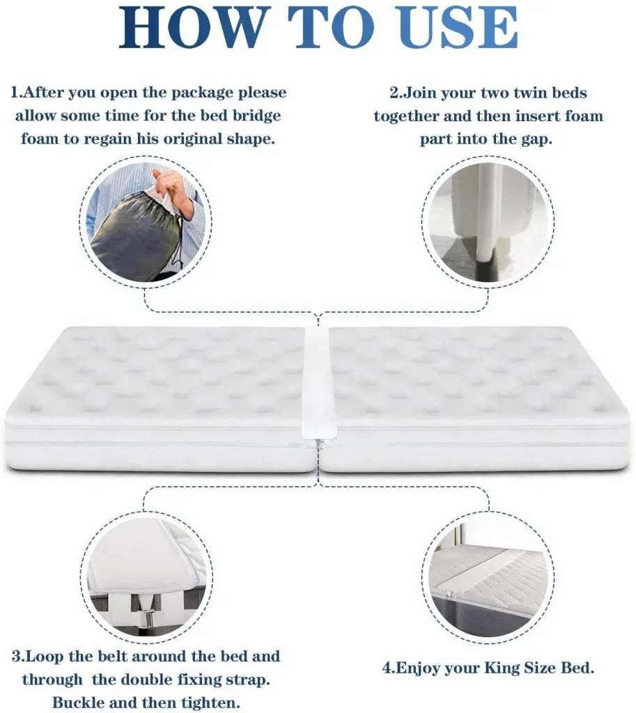 Foam Twin Bed Bridge Pad Bed Bridge Mattress Connector - Buy Bed Bridge ...
