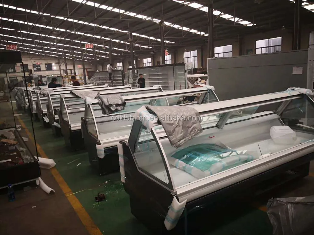 Commercial Fresh Meat Counter Display Refrigerator Butcher Chiller