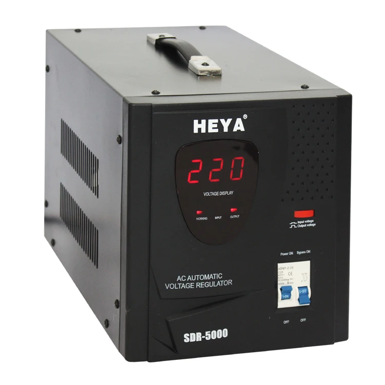 Relay Type 5kva Single Phase Automatic Voltage Regulator Stabilizers ...