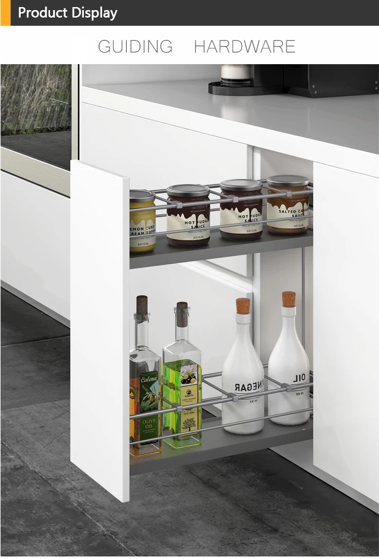 Kitchen Cabinet Door Mounted Inserts - Rollout Storage
