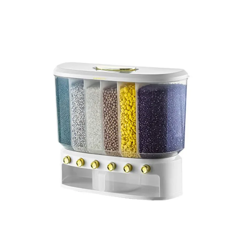 Kitchen Food Storage Containers 10kg Plastic Cereal Storage Containers ...