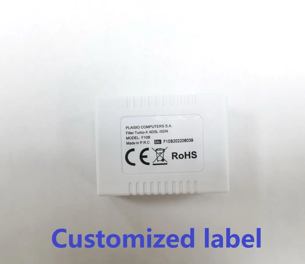 Rj11 Adsl Vdsl Two Port Modem Splitter Filter Simple Micro Filter Adsl ...