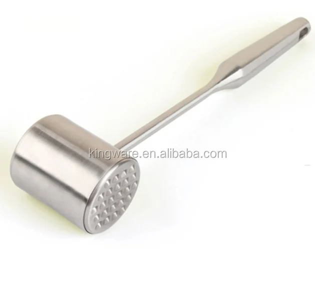 Tender Meat Hammer Kitchen Gadget Sturdy Meat Mallet Hammer Stainless ...