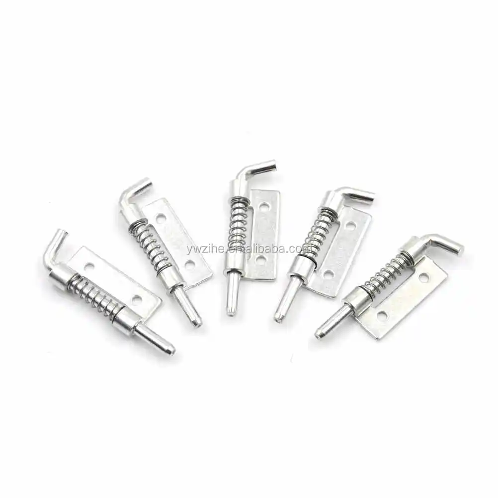 5x New Spring Loaded Metal Security Barrel Bolt Latch 5.3 X 1.7cm ...