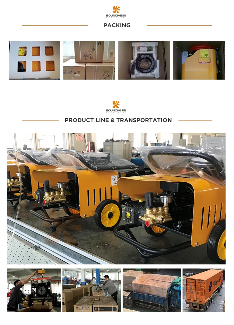 220v 100bar Electric High Pressure Washer Jet Cleaning Washing Machine ...