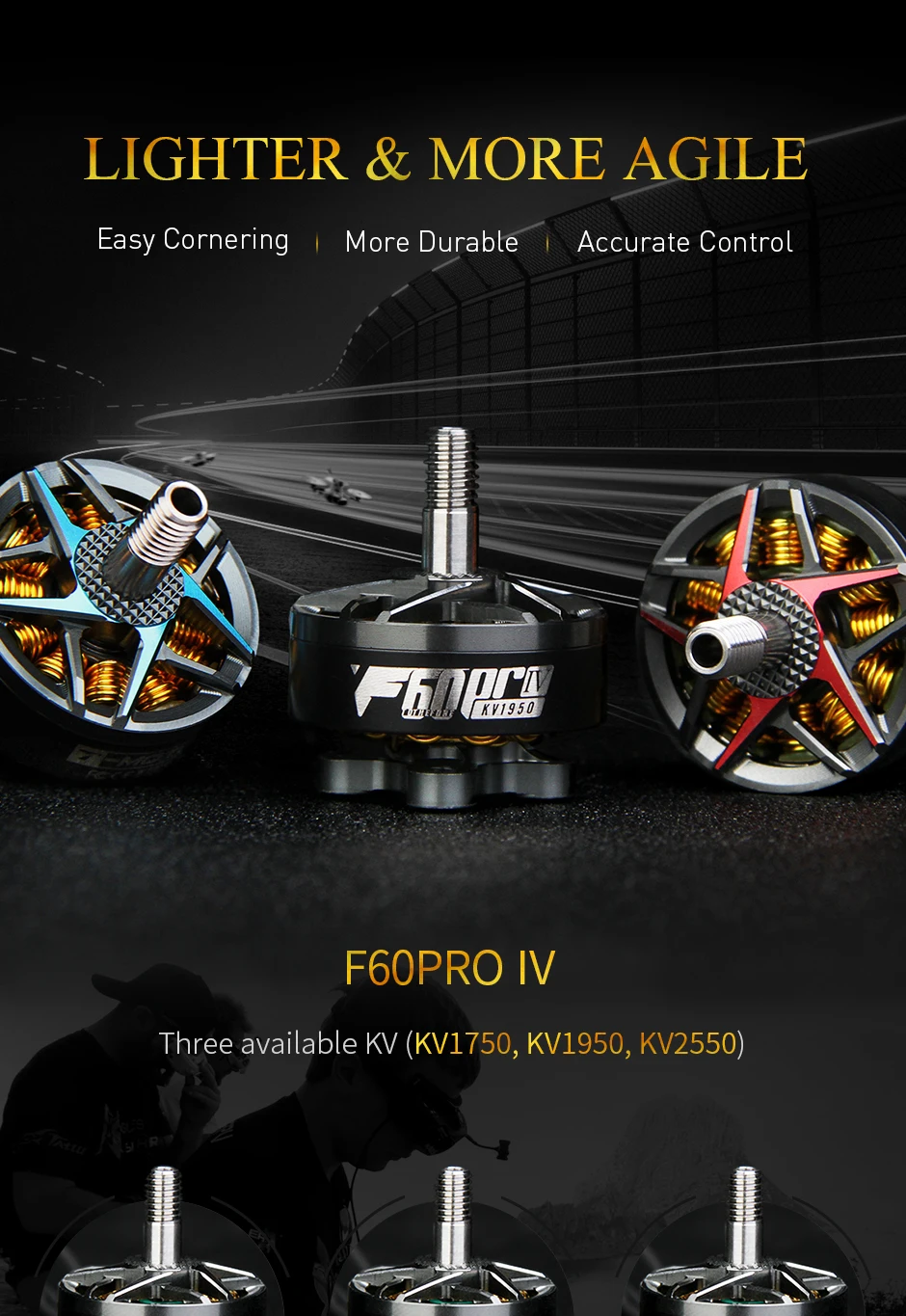 2020 New Product 2307 2400kv 1750kv 1950kv 2550kv High Rpm Dc Brushless ...