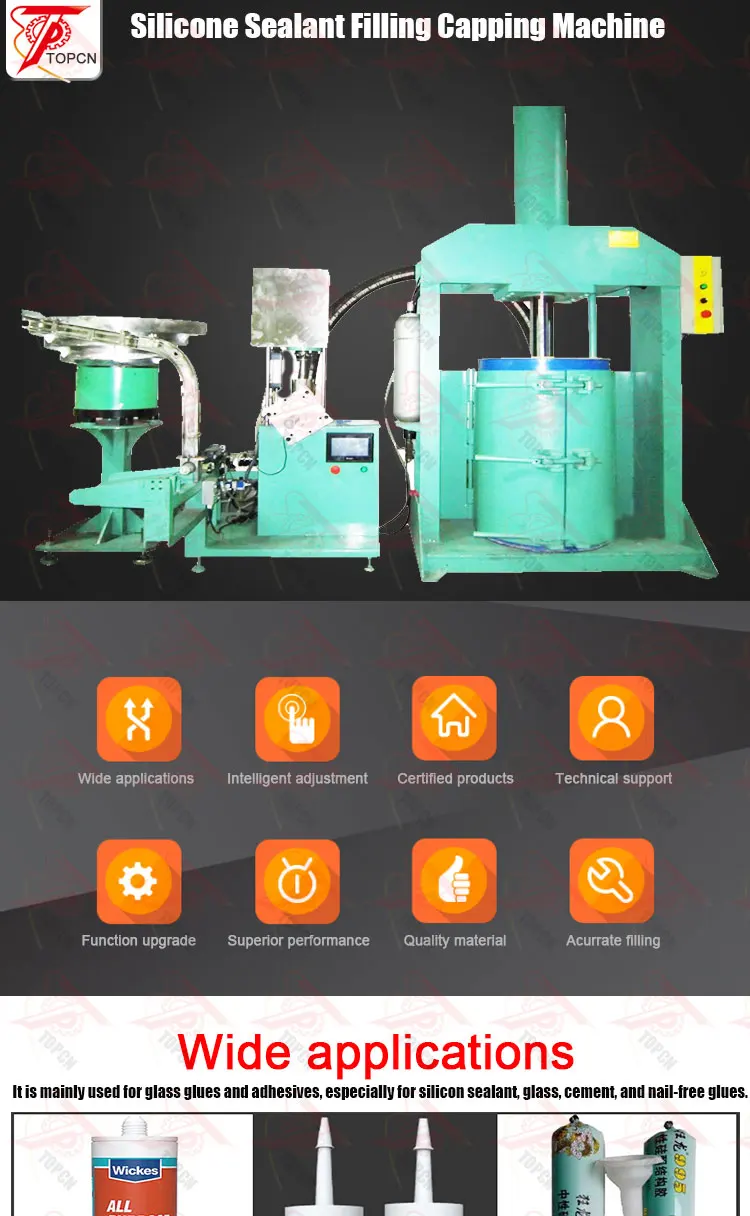 Semi Automatic Silicone Gel Sealant Cartridge Filling Machine