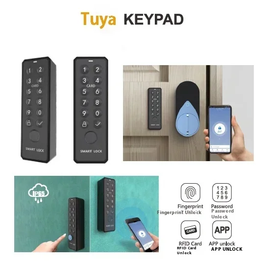 IP67 Waterproof Euro Cylinder Lock with RFID Card & Tuya Ttlock BLE