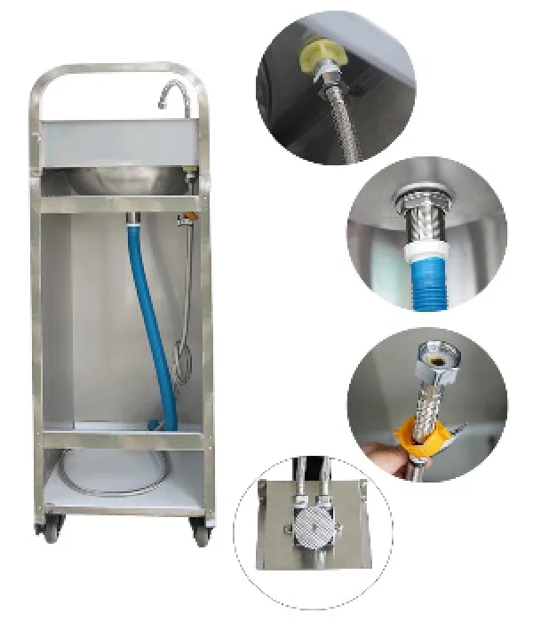 Outdoor Portable Style Stainless Steel Removable Foot Pedal Automatic ...