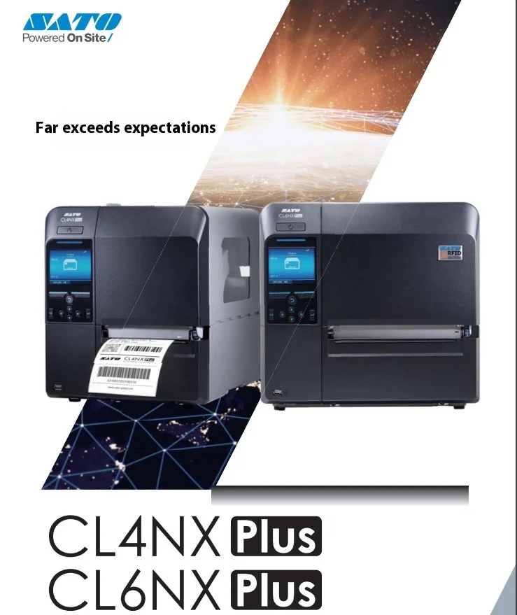 SATO CL4NX Plus Industrial Label Printer with 305dpi Resolution Standalone Printing Smart ...